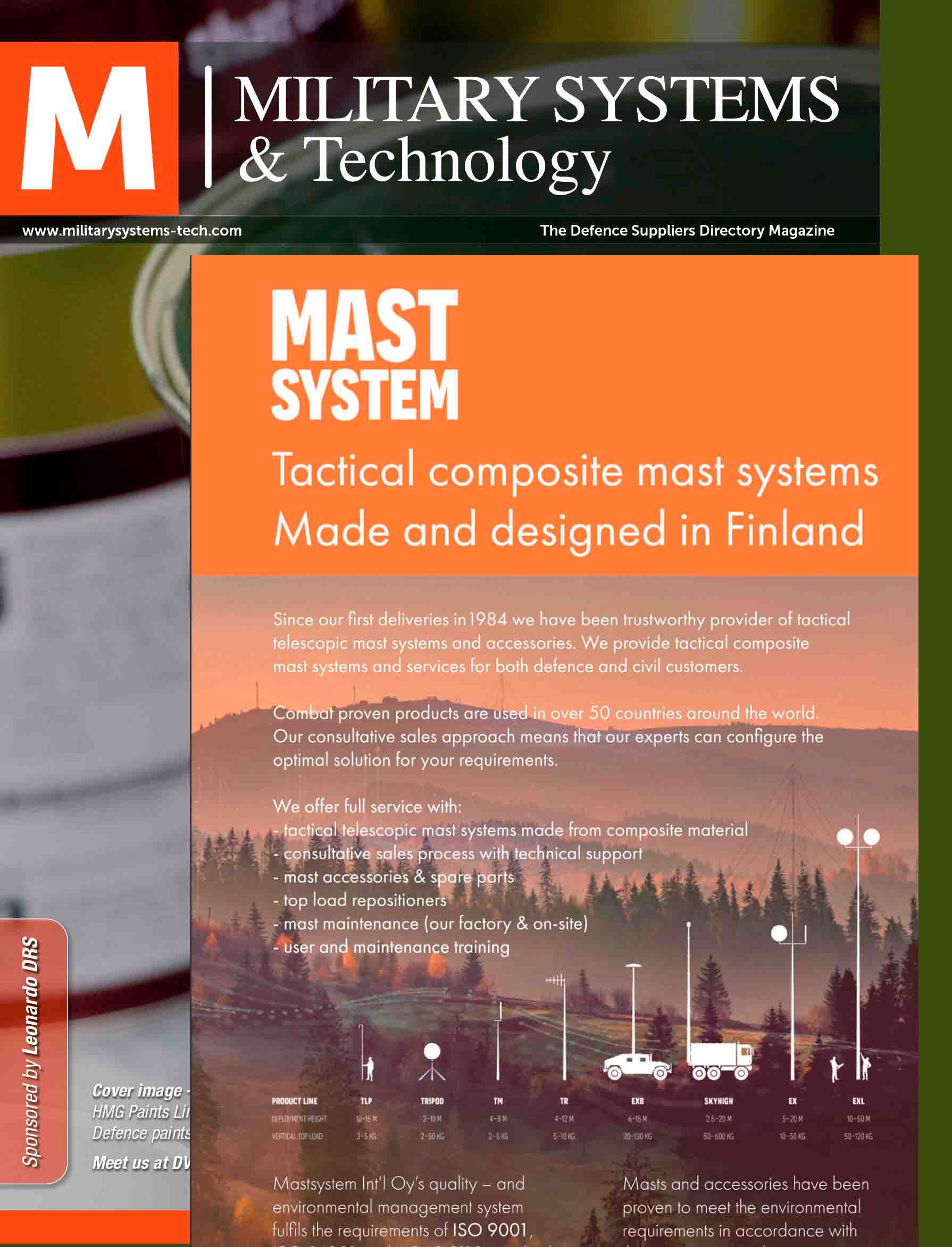 Mastsystem in Military Systems & Technology magazine